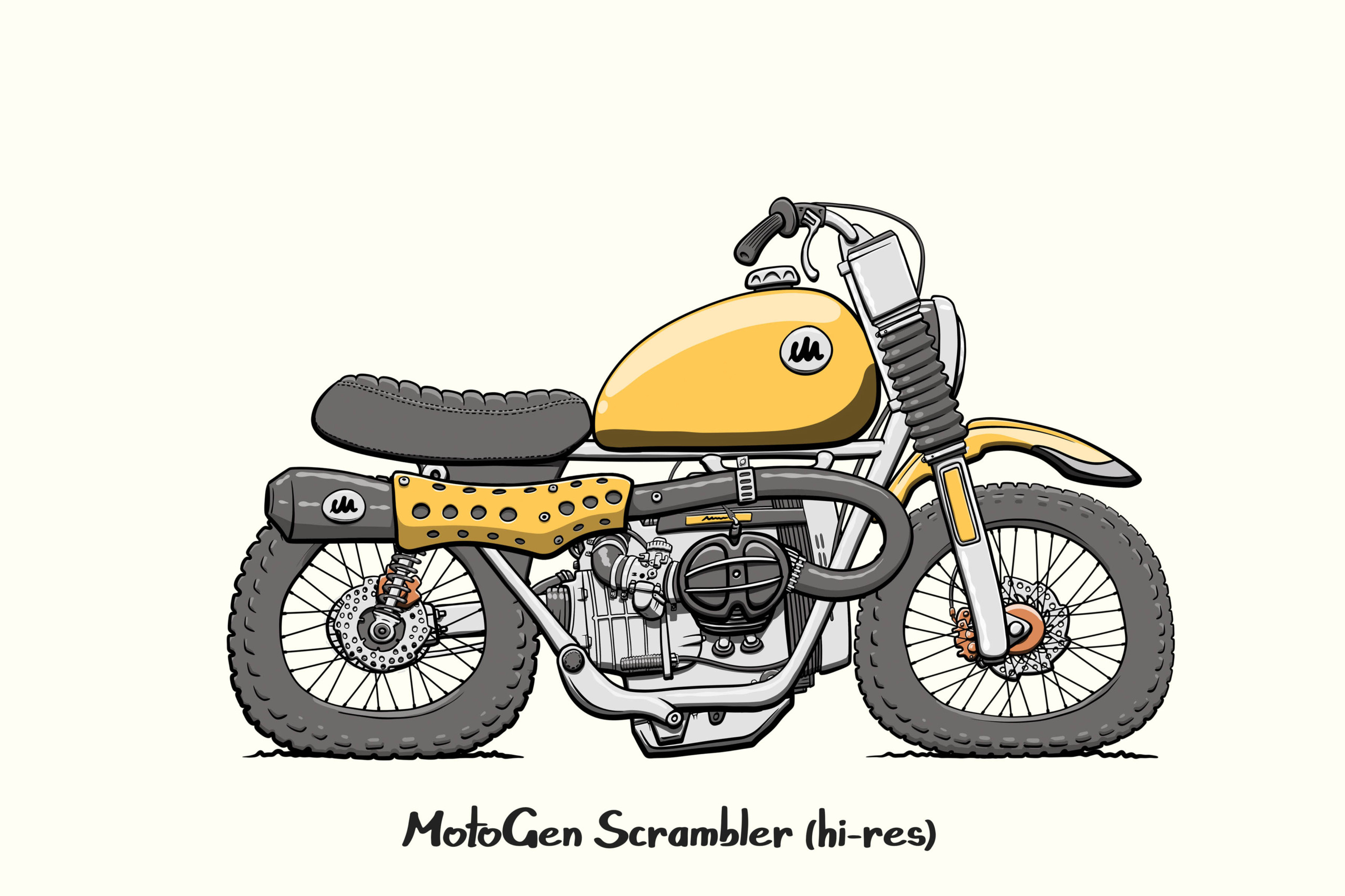 MotoGen scrambler motorcycle logo – kittym.ro